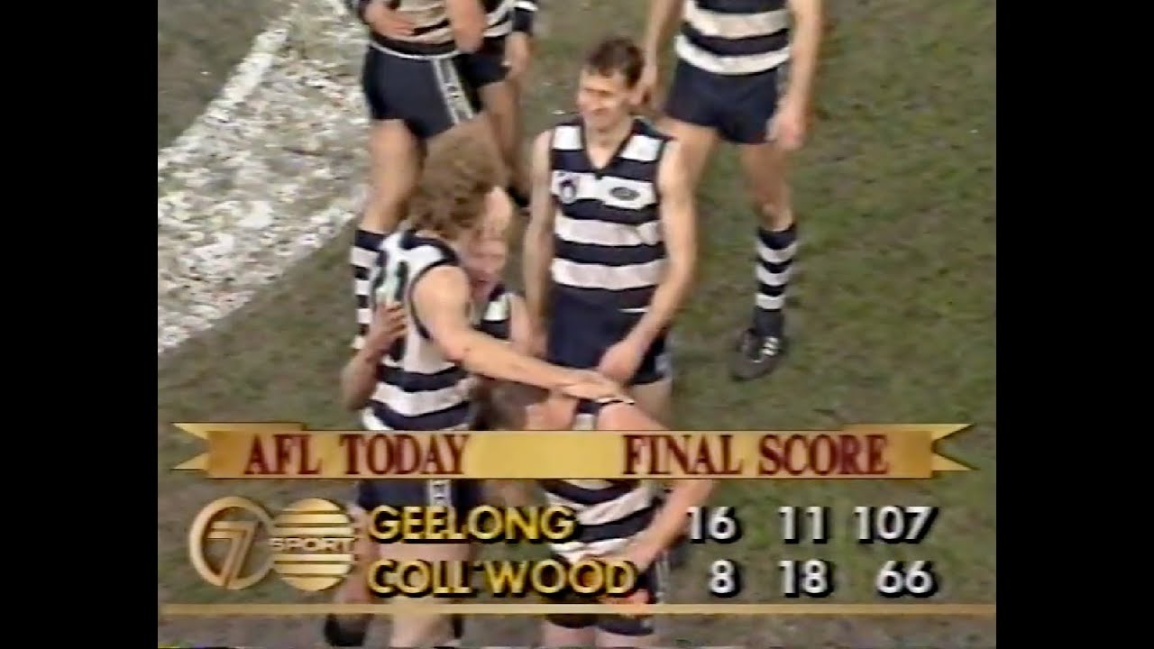 *FULL GAME WITH ADS* Rd 22 1991 - Geelong v Collingwood at Kardinia ...