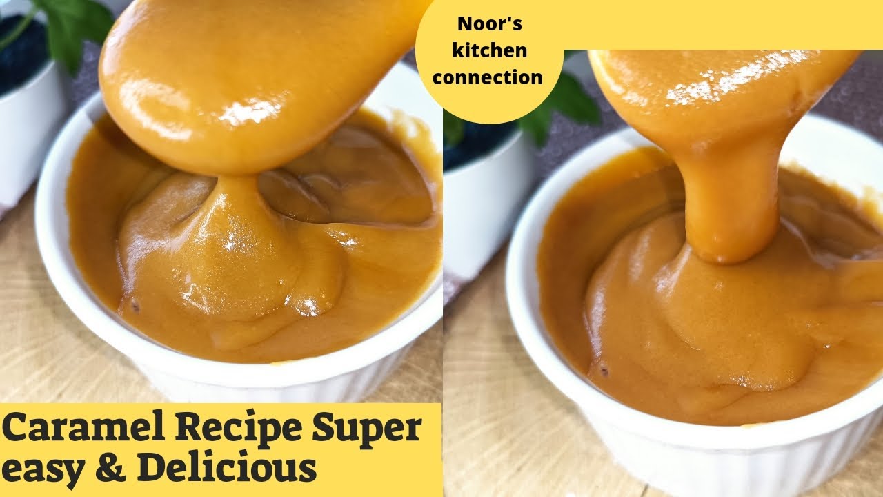 Caramel Recipe/Caramel topping Recipe at home/Caramel Buerre salé/Noor ...