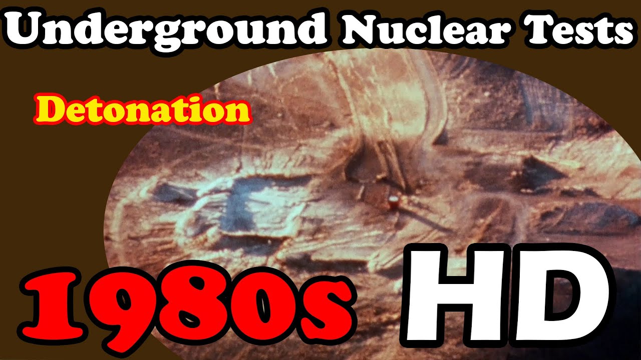 HD footage of underground nuclear tests 1980s - YouTube