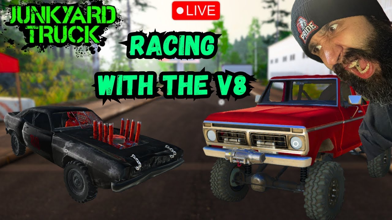 🔴 V8 Rebuild, Racing, and a Special Announcement! | Junkyard Truck LIVE ...