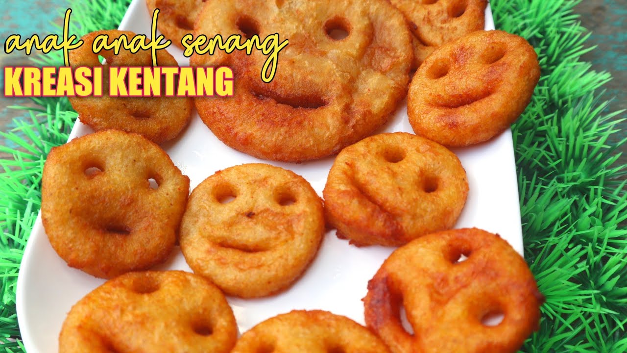 Kentang emoticon | Potato smiley | kreasi kentang emoji - YouTube