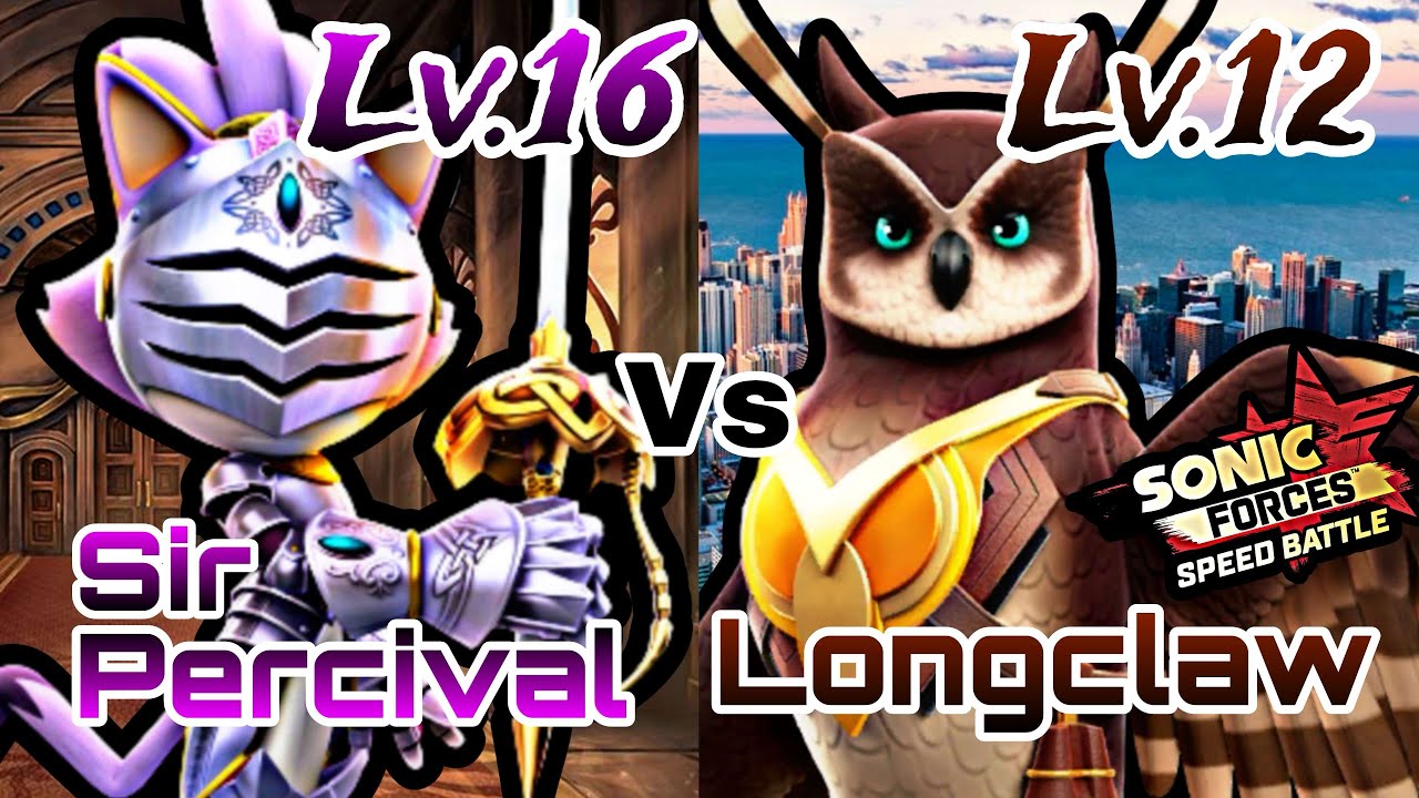 Sonic Forces Speed Battle 🦉 Sir Percival Vs Longclaw ⚔️ Gameplay 🦉 ...
