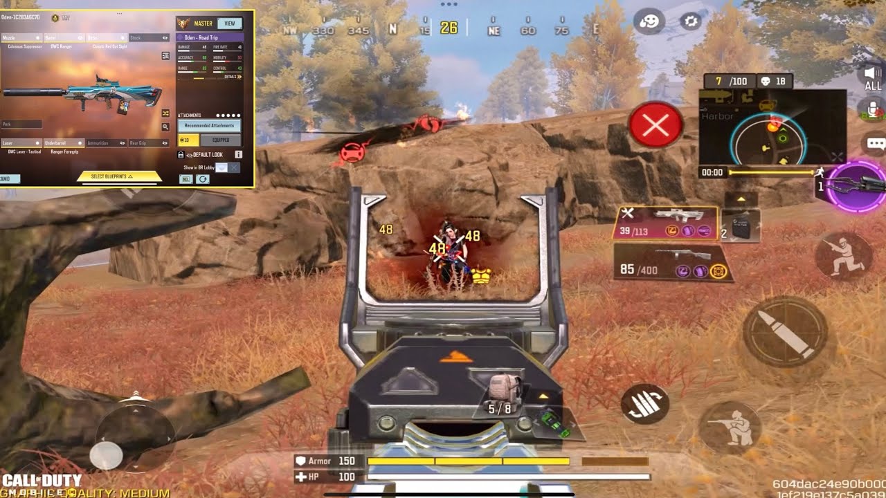 This ODEN have ZERO AIM SHAKE in LONG RANGE | Best ODEN GUNSMITH in ...