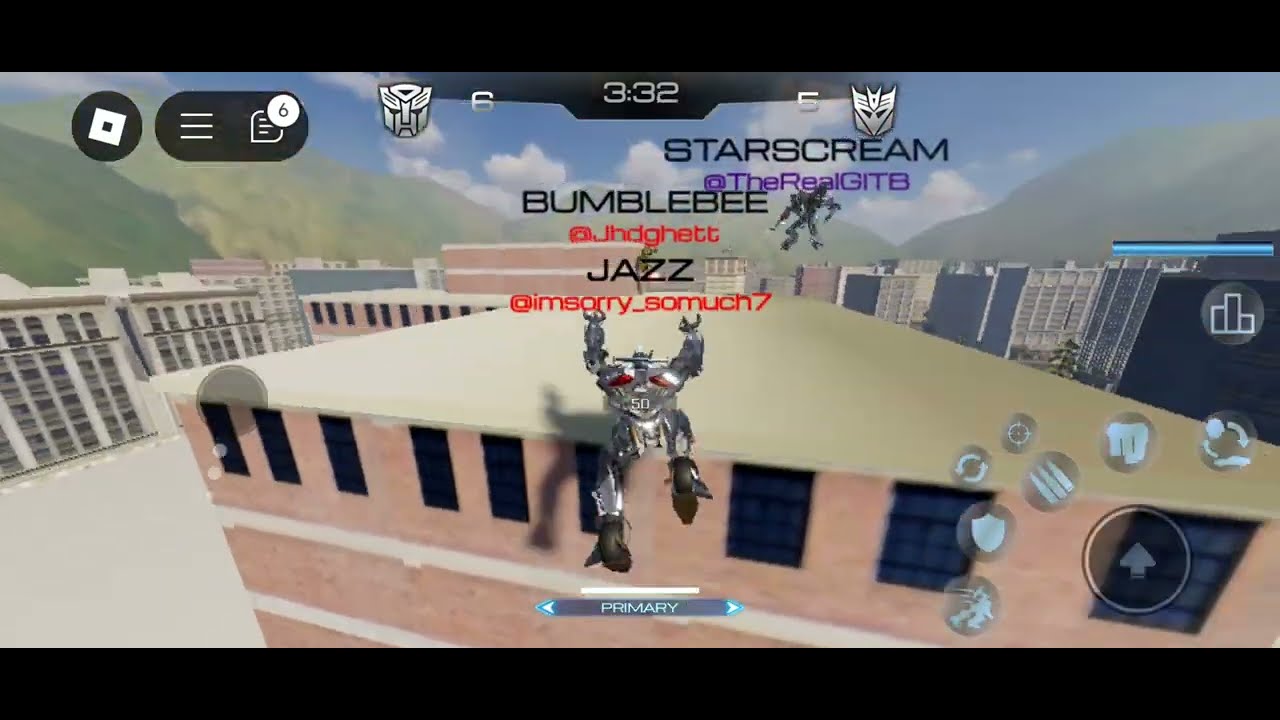 I PLAYING TRANSFORMERS CROSSFIRE IN ROBLOX PART 6 - YouTube