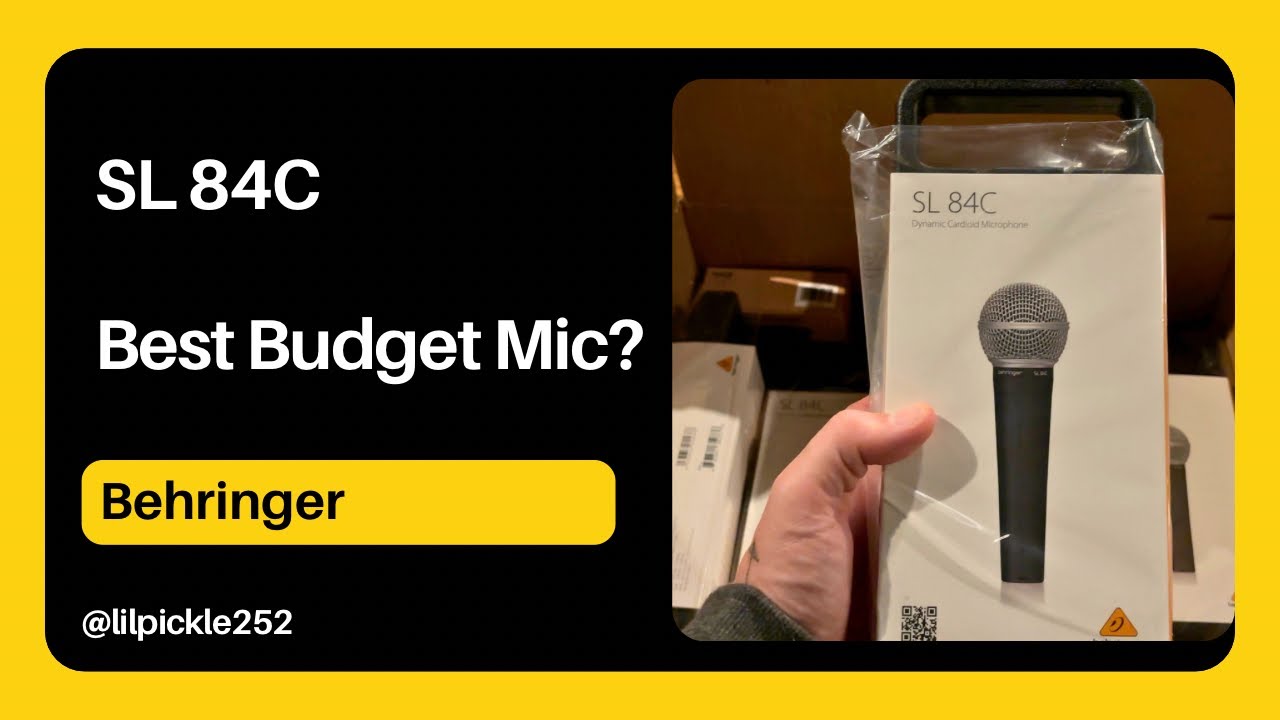 Behringer SL84C unboxing and sound test - YouTube