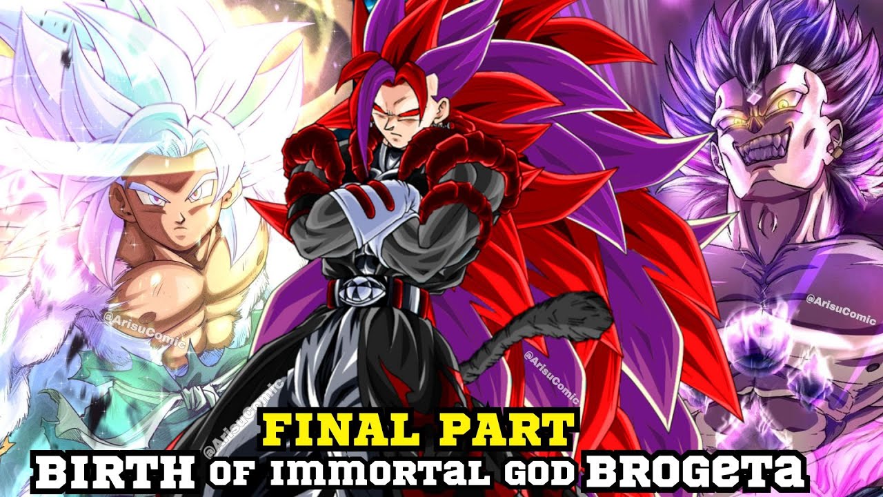 BIRTH OF IMMORTAL GOD - Brogeta Goku Vegeta Broly Locked in Godly Time ...