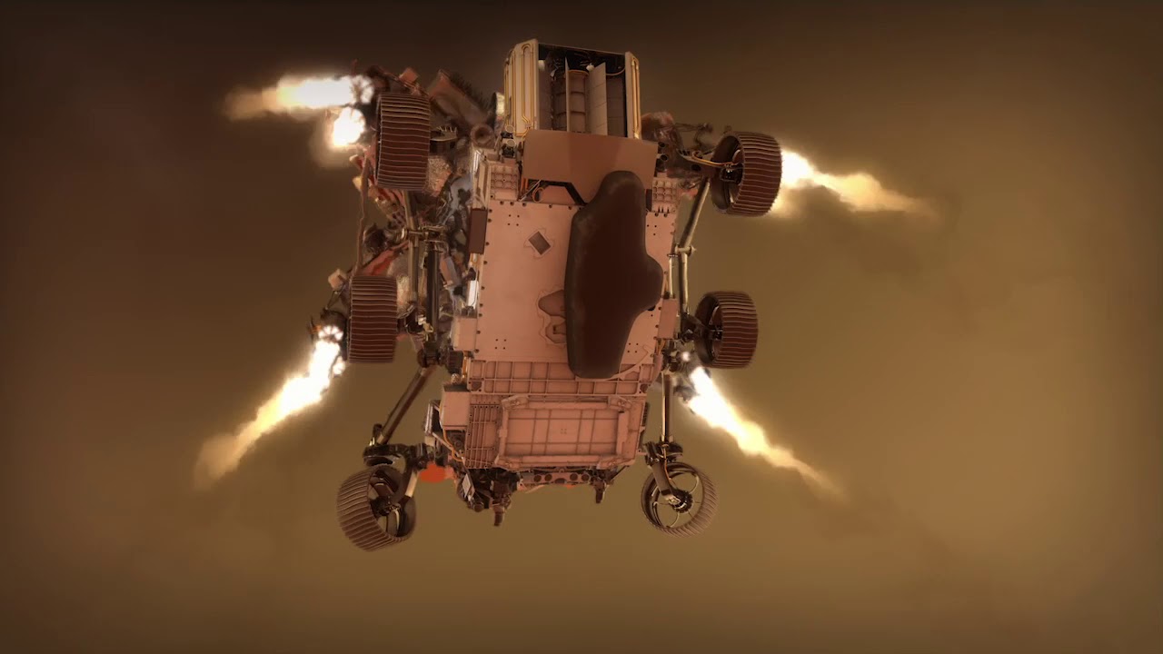 Perseverance Rover Animation - YouTube