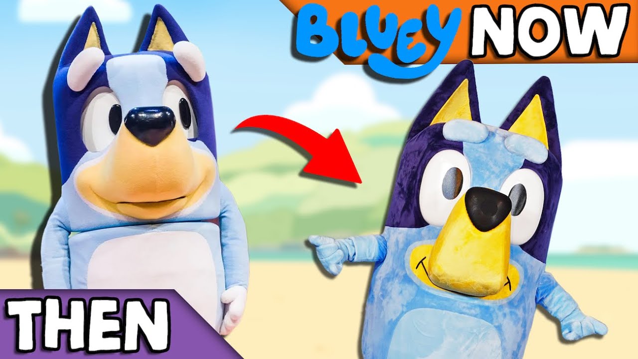 Evolution of Bluey Costumes, Puppets & Even Balloons! - DIStory Dan Ep ...