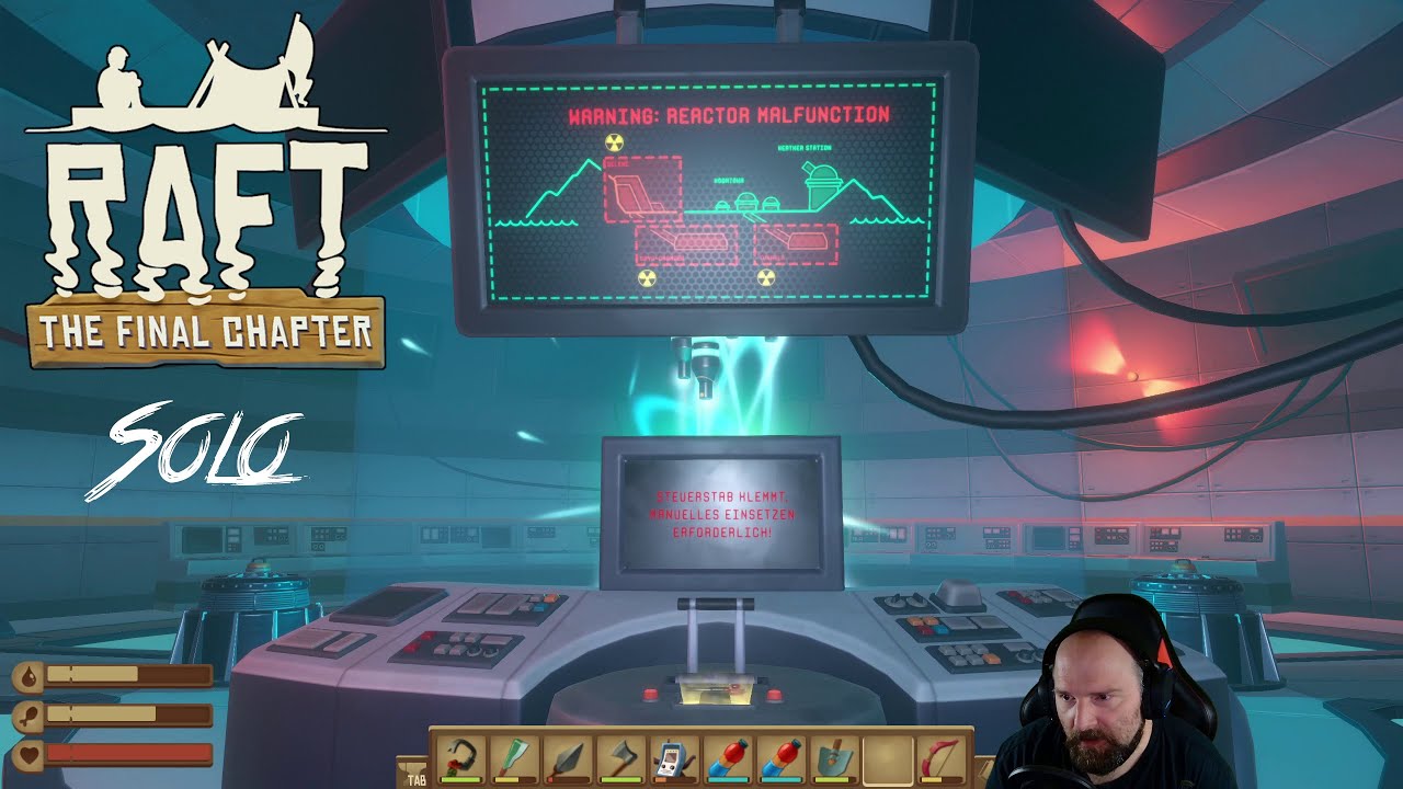 Raft Solo 🐬 |49| Alles strahlt! Im Reaktorraum lauert der Tod! Release ...