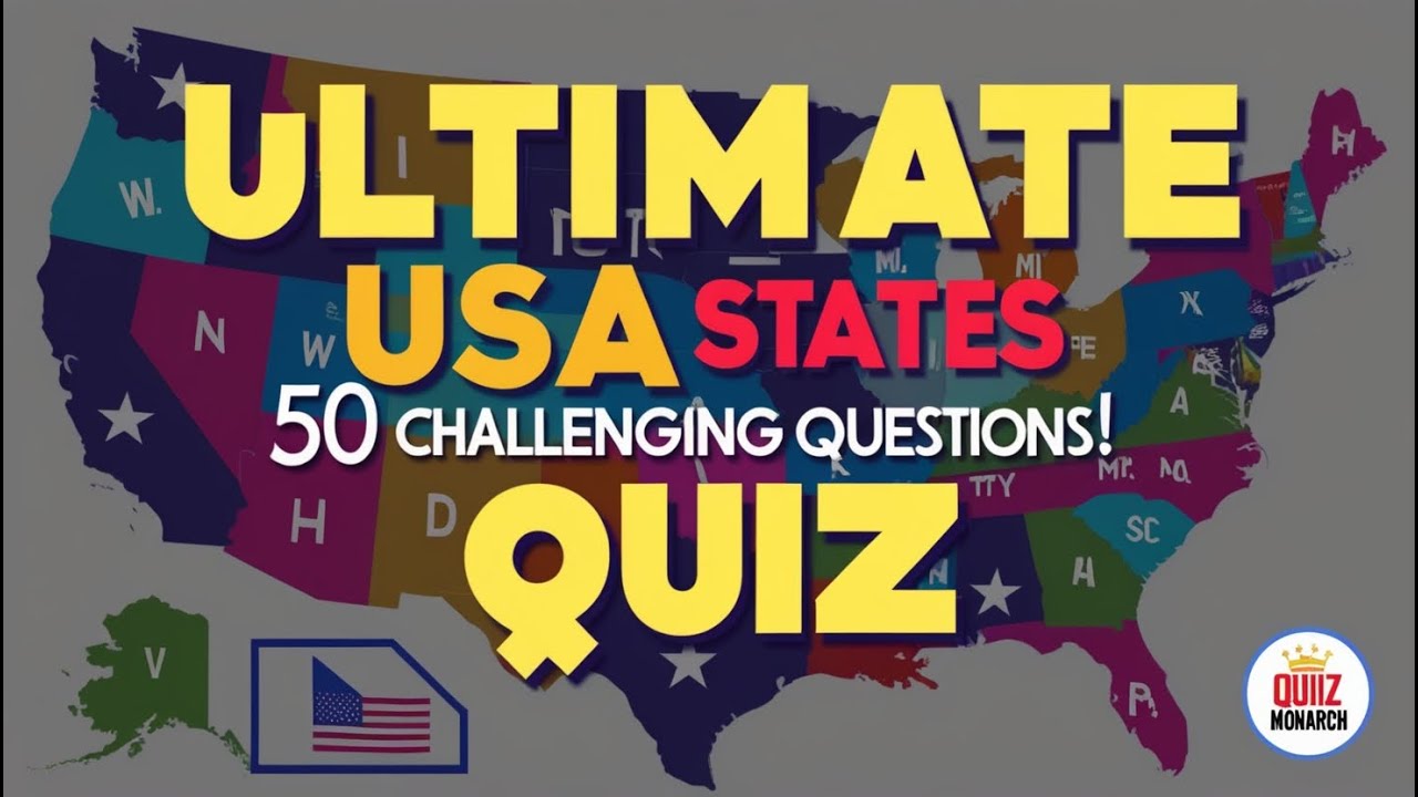 Ultimate USA States Quiz | 50 Trivia Questions About US States - YouTube