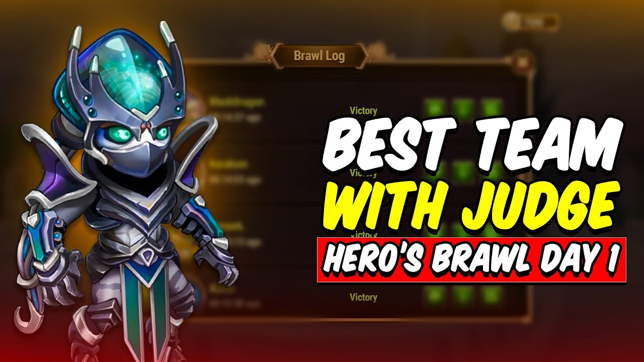 Best team with Judge | Heroes Brawl | Day 2 | Hero Wars - YouTube