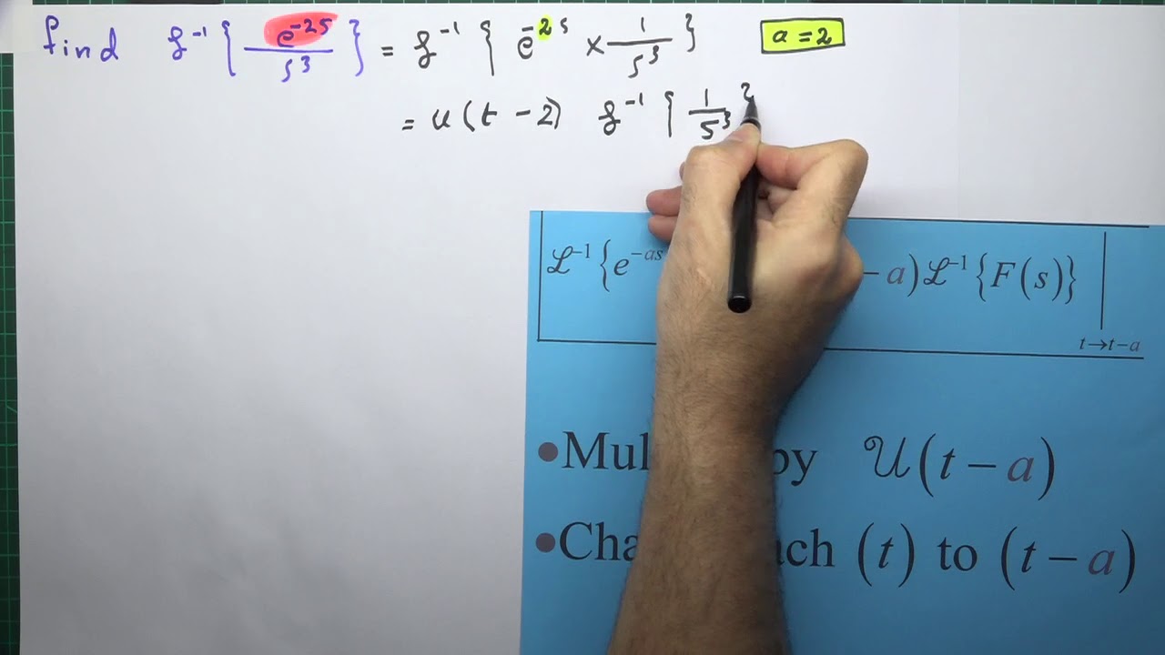 Differential : Second Shifting Theorem Laplace Transform-12 - YouTube