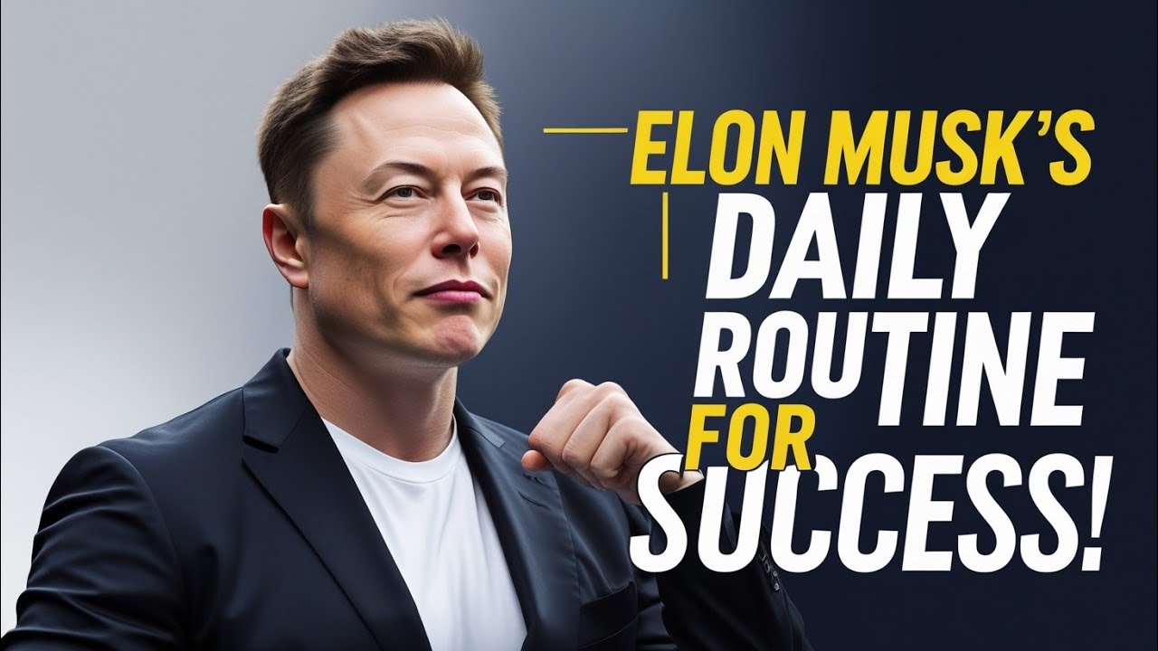 Elon Musk’s Daily Routine for Massive Success! (Must-Watch) - YouTube