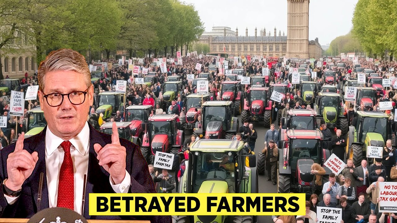 UK Farmers Stage MASSIVE Protest! "Starmer Fled Like a Rat" - YouTube
