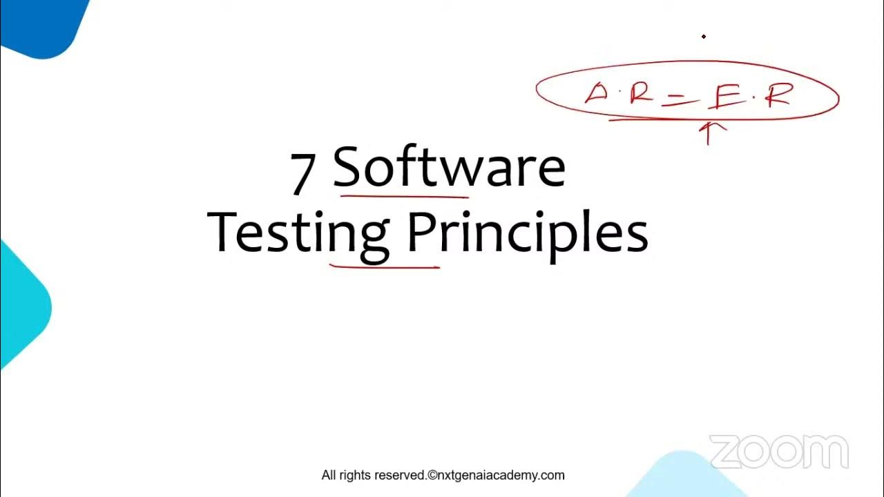 Day 2 | Manual Testing | 7 Software Testing Principles | Levels of ...