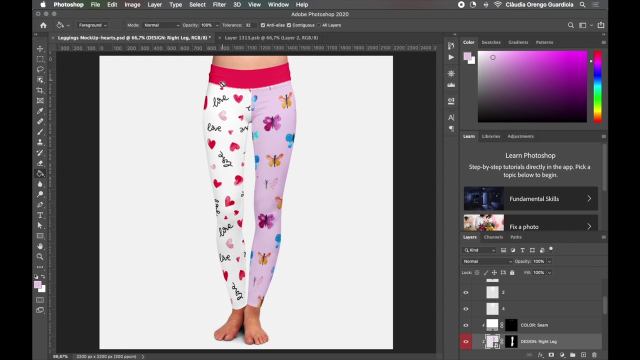 How to Showcase Seamless Patterns using Mockups - YouTube