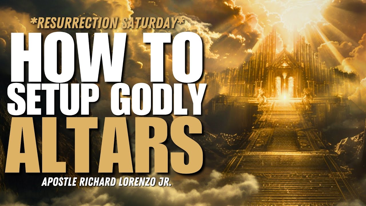 How To Setup Godly Altars // Apostle Richard Lorenzo Jr. - YouTube