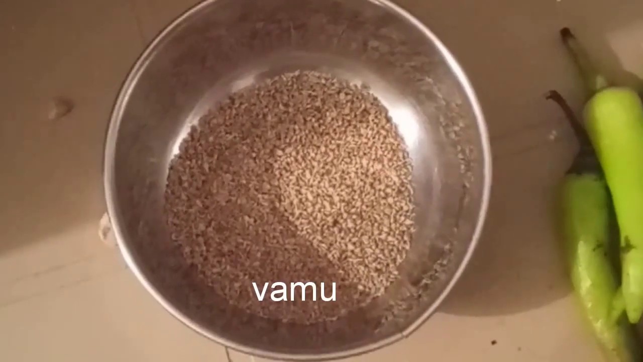 వాము పర్చీమిర్చీ తో చేసిన బూందీ // how to make vamu boondhee - YouTube