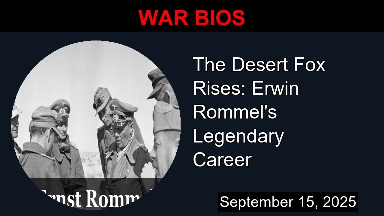 The Desert Fox Rises: Erwin Rommel's Legendary Career | War Bios - YouTube