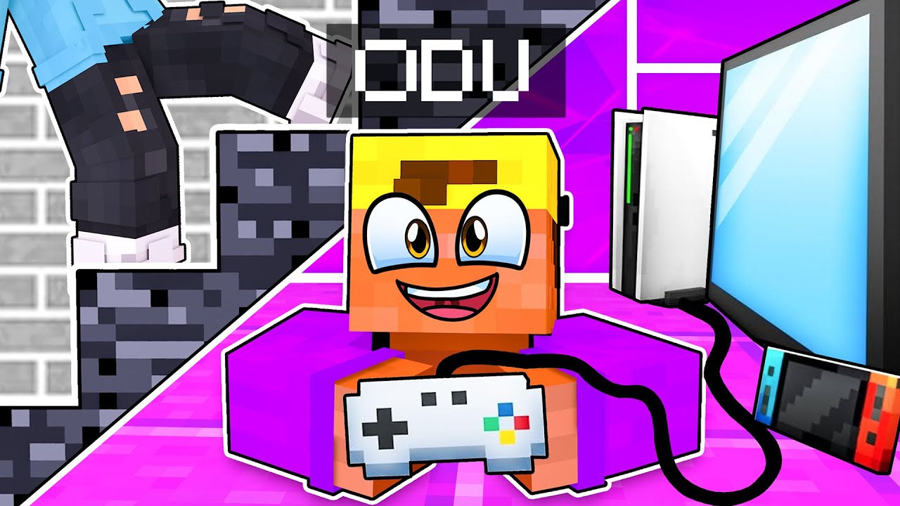 ich BAUE einen GEHEIMEN GAMING RAUM unter @Lumi-mc HAUS in Minecraft ...