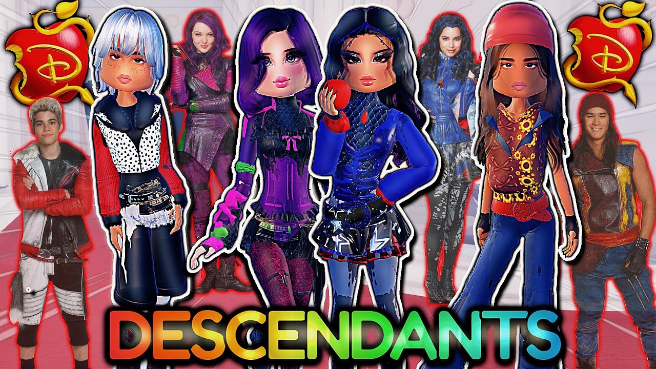 Recreating DESCENDENTS Characters! Mal, Evie, Carlos & Jay From DISNEY ...