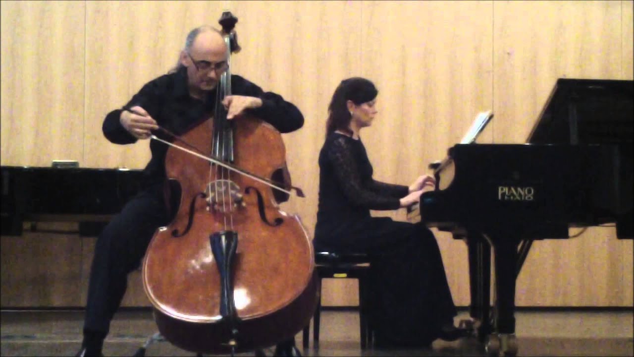 Catalin Rotaru, double bass - Haydn cello concerto in D major, movement ...