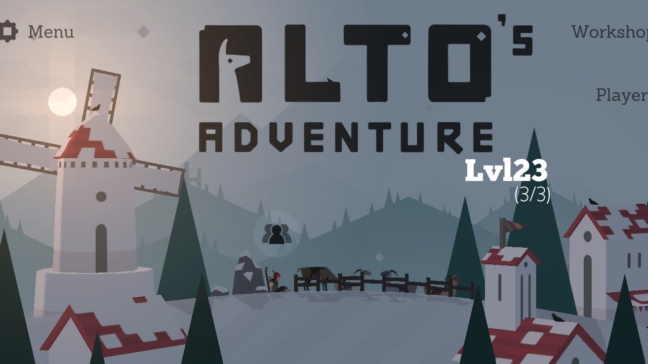 Alto's adventure Level 23 - kiss the rail (Grind only the Last4m) - YouTube