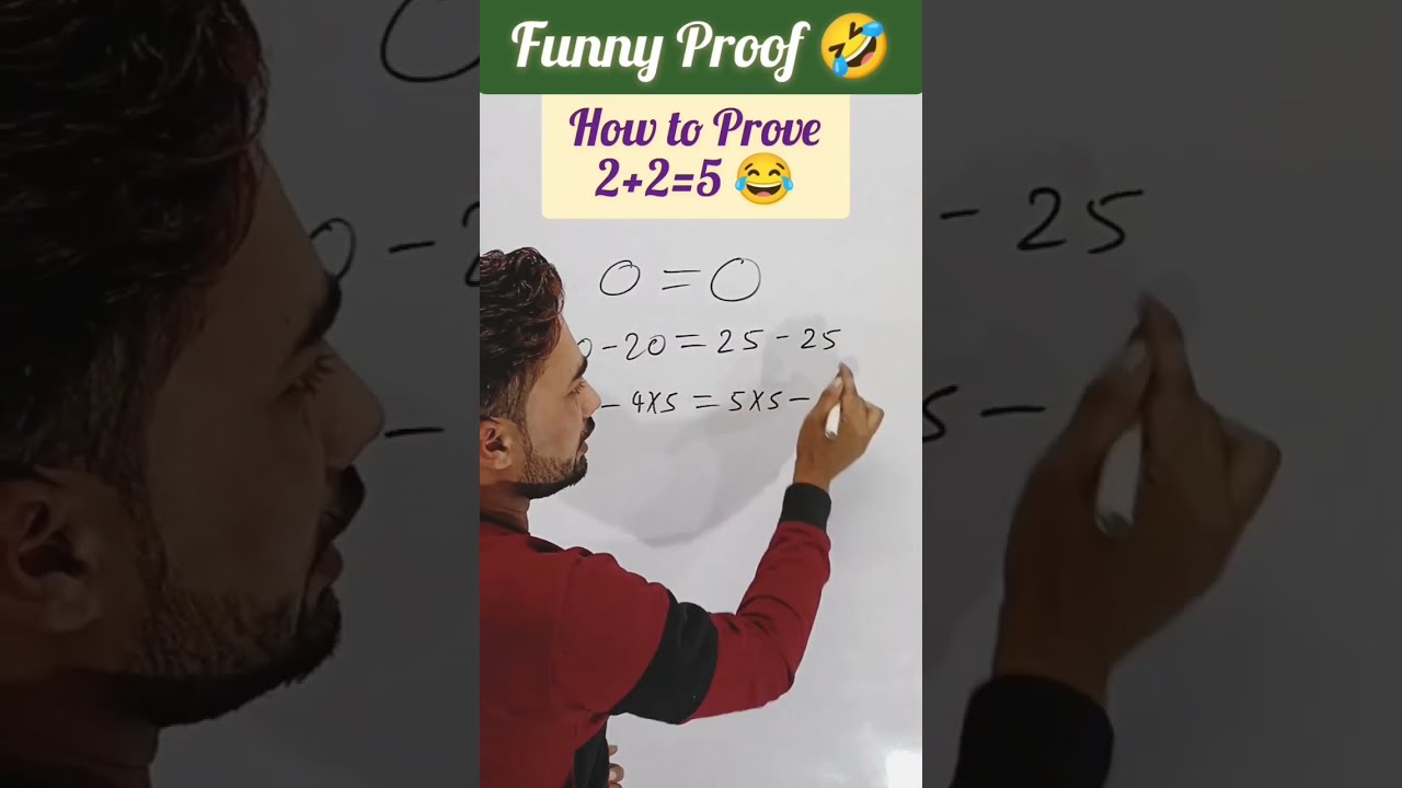 How To Prove 2 2 5 Simple Math Short Trick shorts ytshorts attitude How To Prove 2 2 5 Simple Math Short Trick shorts ytshorts attitude