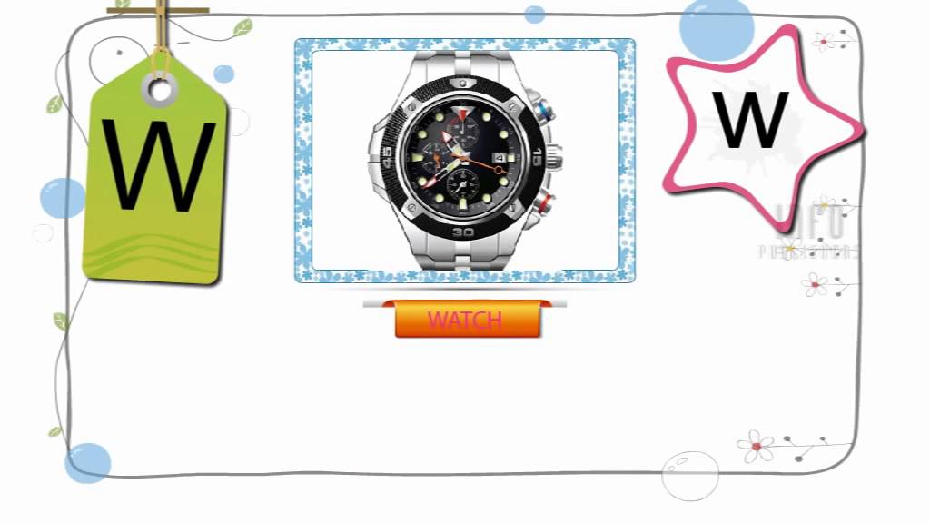 Learn Alphabet "W" - YouTube