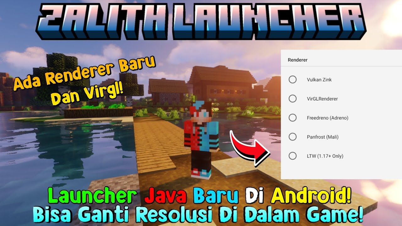 LAUNCHER BARU CUY! BISA GANTI RESOLUSI INGAME | ADA RENDERER BARU DAN ...