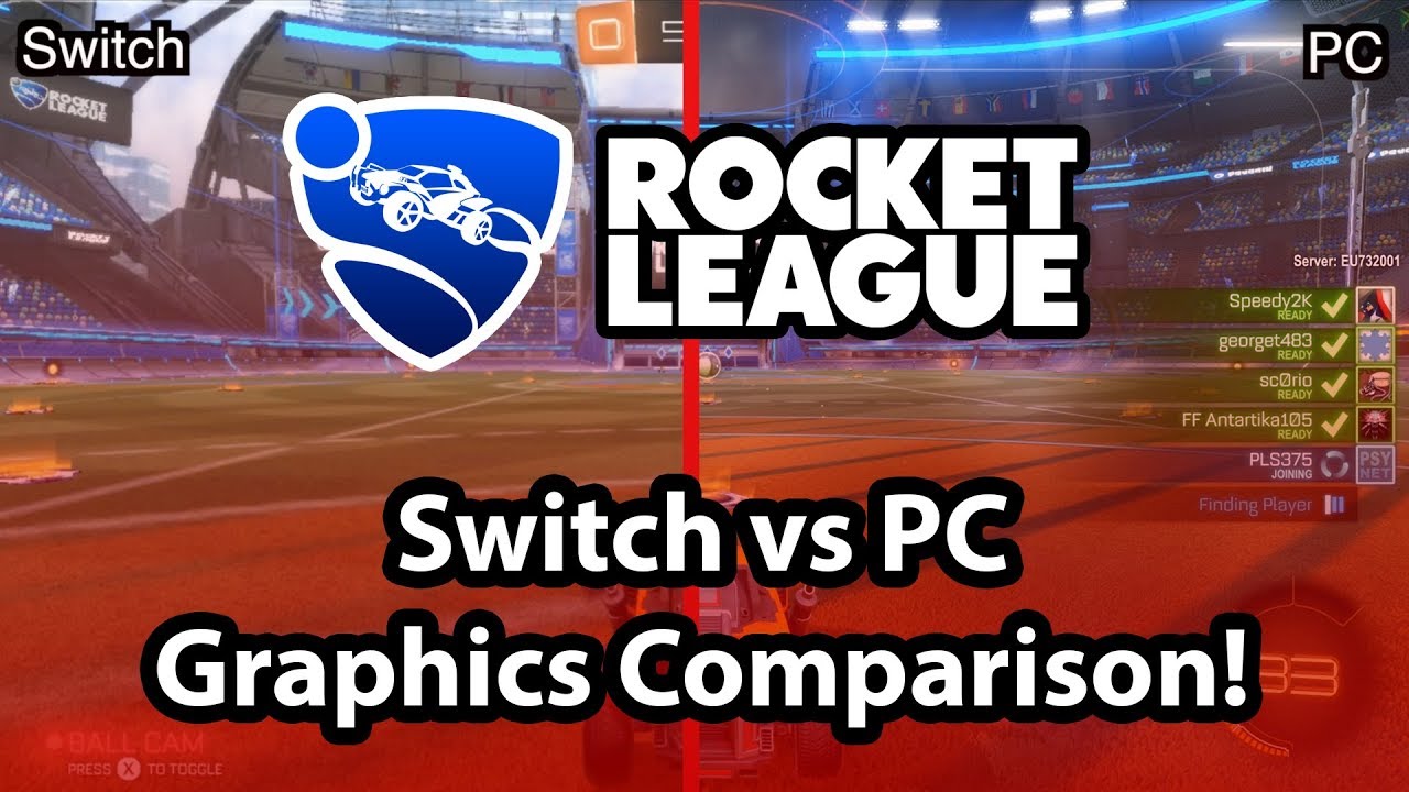 Rocket League - Switch vs PC [GRAPHICS COMPARISON] - YouTube
