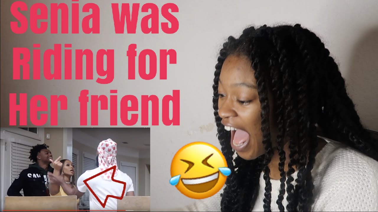 Senia Marie | HE'S JUST A FRIEND PRANK ON BOYFRIEND!! | Reaction - YouTube