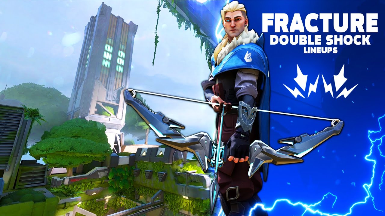 SOVA LINEUPS FRACTURE (Double Shock Darts) - VALORANT - YouTube