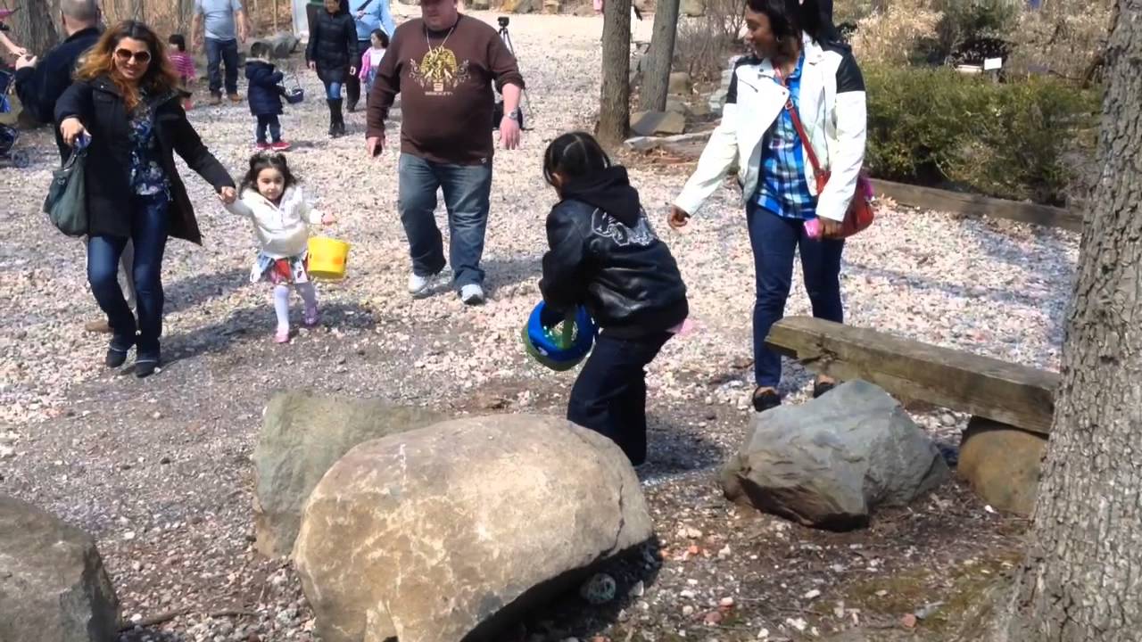 Easter Egg Hunt at Boy Scout's Pouch Camp - YouTube