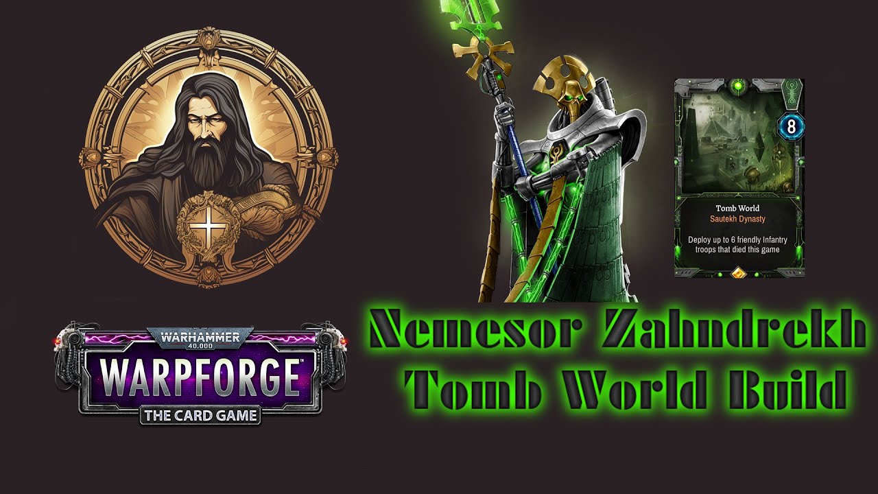 Nemesor Zahndrekh Tomb World Deck || Warhammer 40,000: Warpforge - YouTube