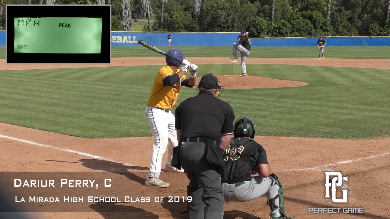 Darius Perry Prospect Video, C, La Mirada High School Class of 2019 ...