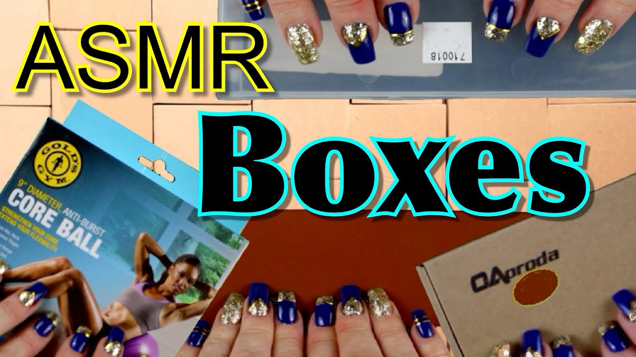 ASMR SOUNDS OF BOXES | Tapping, Scratching, & Touching Boxes for ...