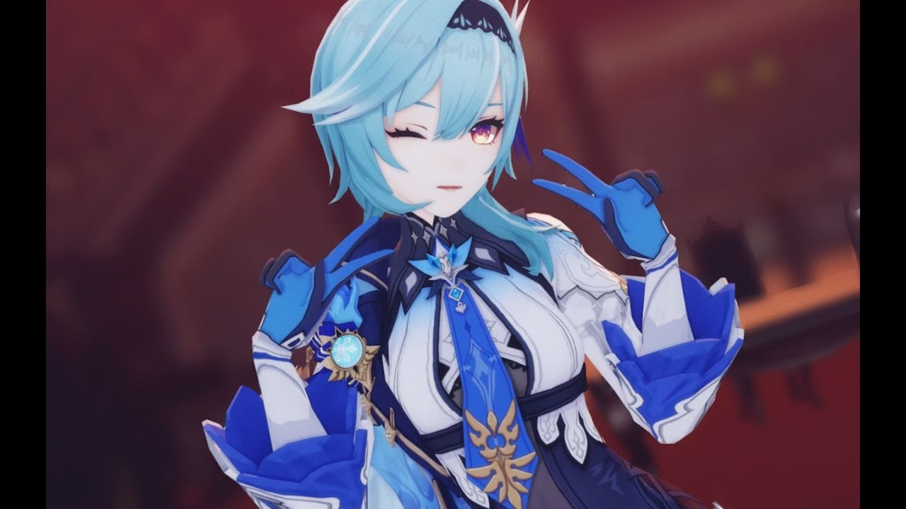 【Genshin Impact MMD/4K/60FPS】Eula【DUMB DUMB】 - YouTube