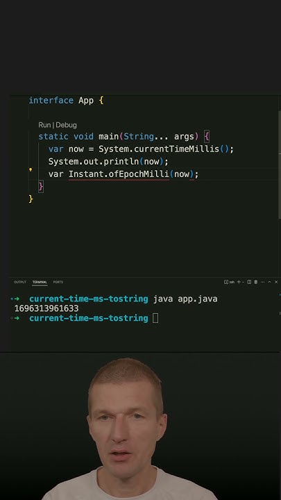 A Human-Readable System.currentTimeMillis() #java #shorts #coding #airhacks - YouTube