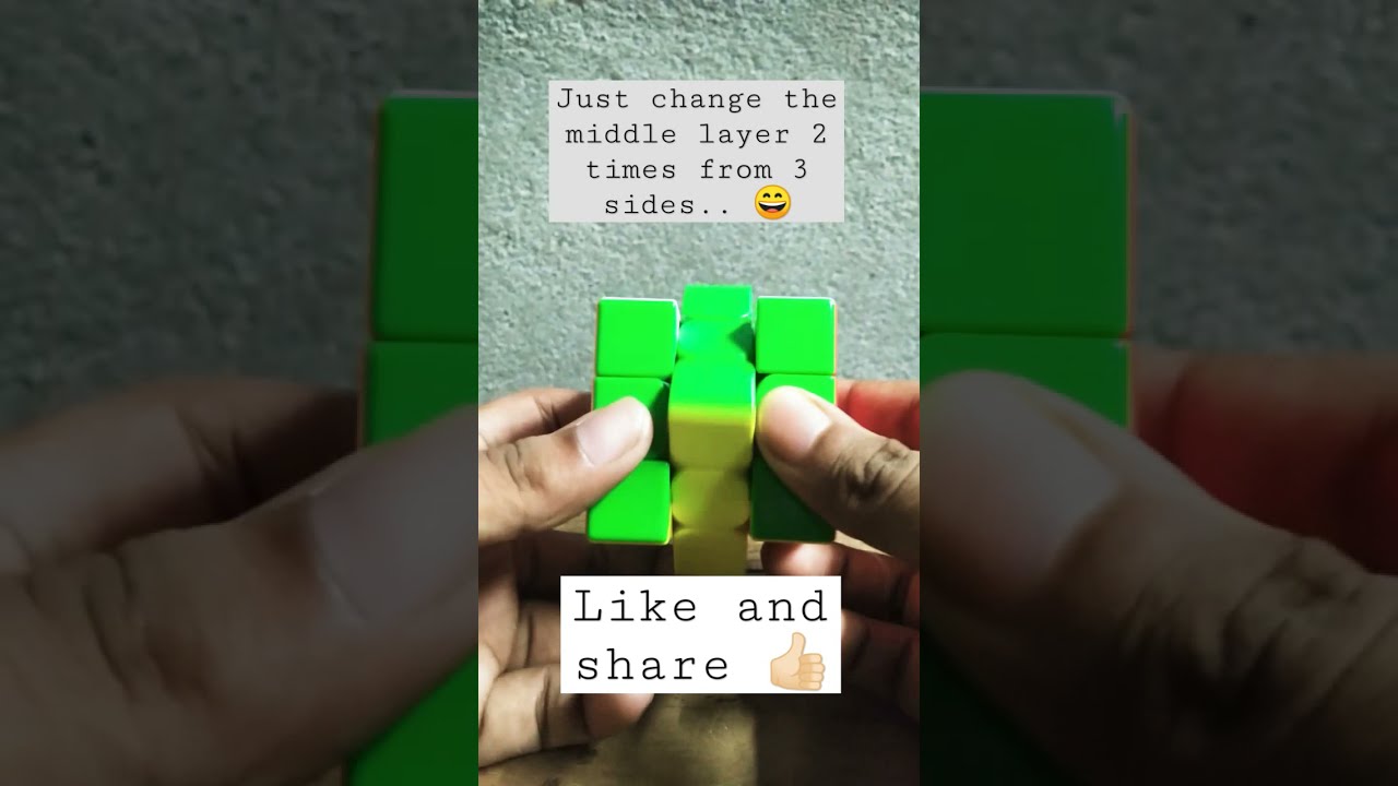 Simple and attractive shuffle on Rubik's Cube. Impress anybody. - YouTube