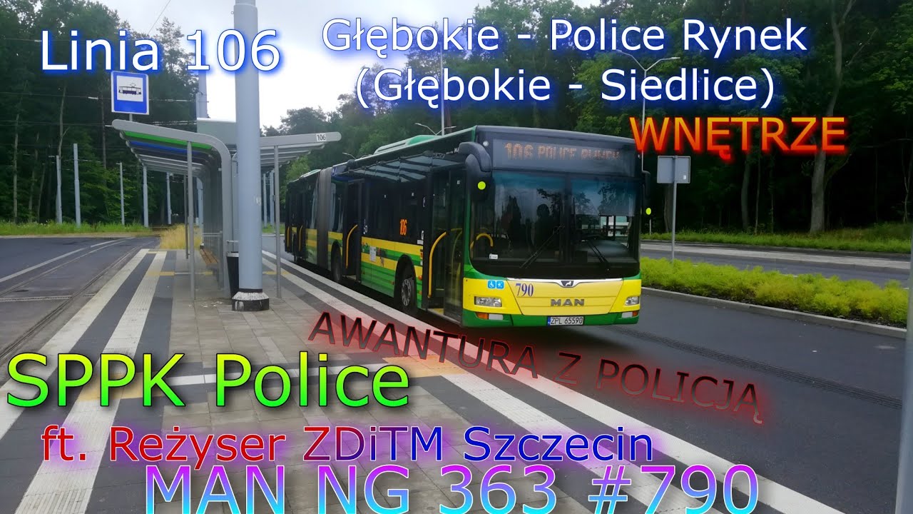 SPPK Police: MAN NG363 #790, Linia 106 - YouTube