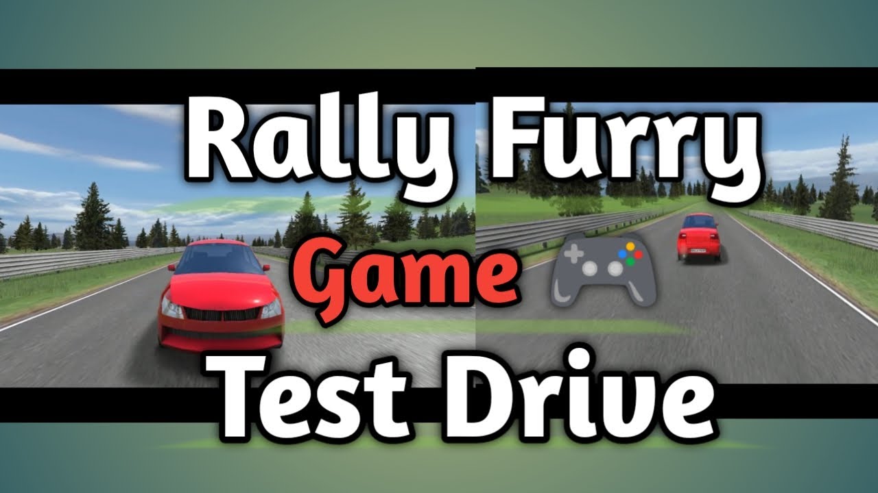Rally Furry Car Raceing Game | Playing A Car Race 🚘 - YouTube