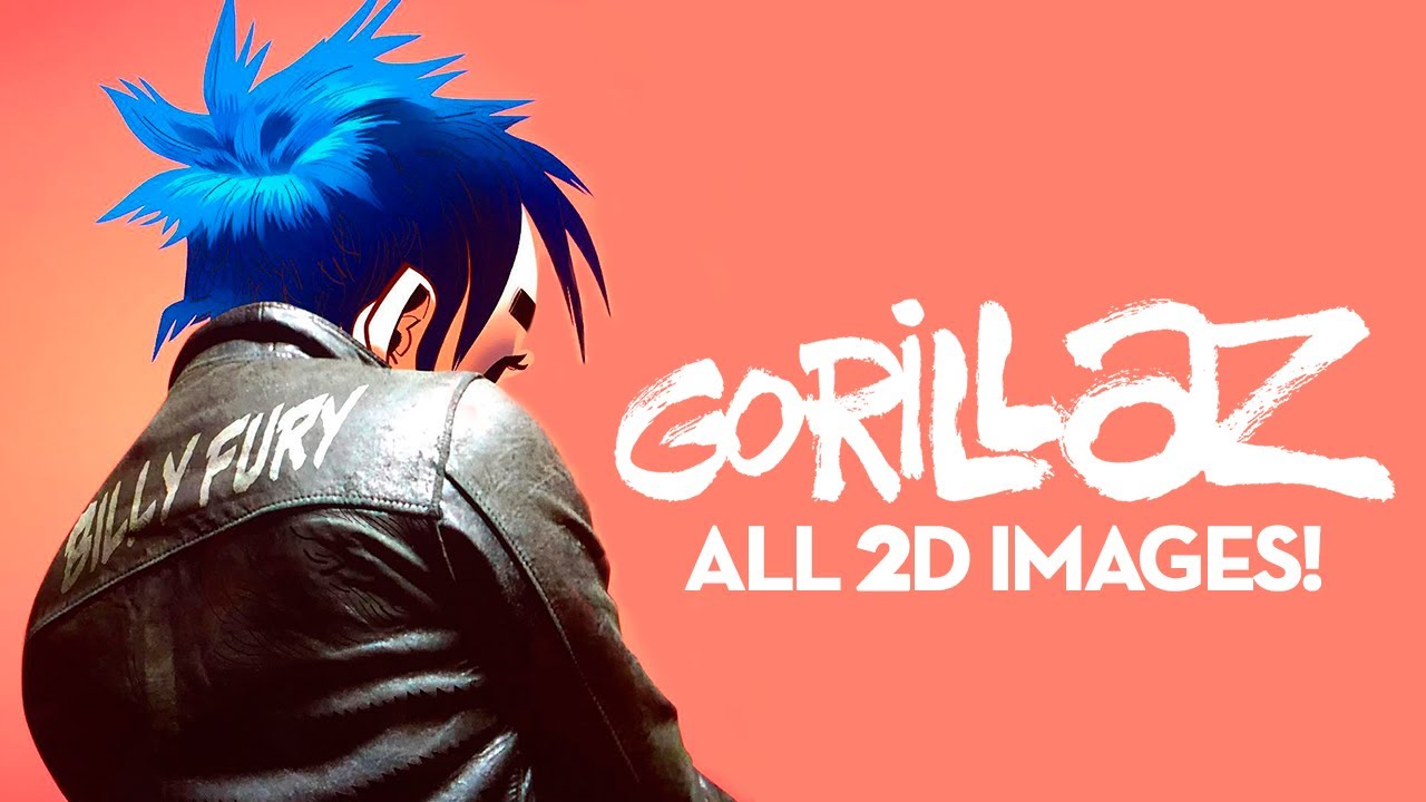 Gorillaz • All 2D Images! (HUMANZ) - YouTube