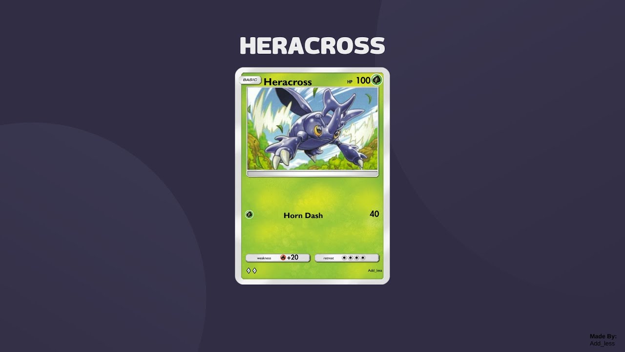 Heracross - My Dream Cards for Pokemon TCG Pocket - (AddLess Set 1) ep1 ...