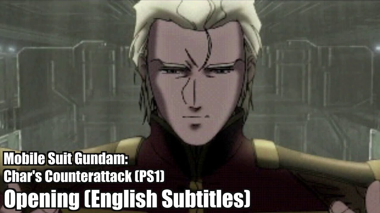 Mobile Suit Gundam: Char's Counterattack (PS1) Opening [English ...