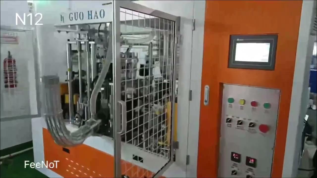120 pcs/min paper cup making machine FeeNoT.com N12 cheap price - YouTube