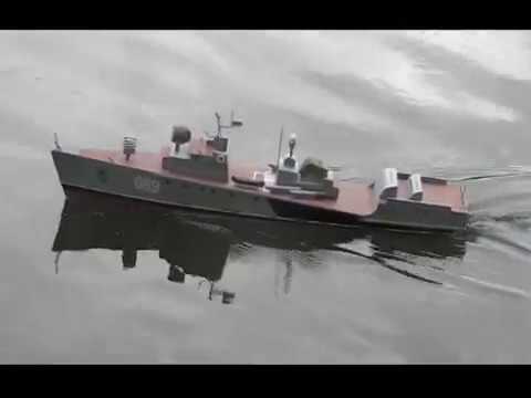 RC model 'Poti Class Corvette -(1960's) - YouTube