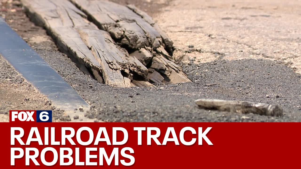 Germantown railroad tracks cause car damage | FOX6 News Milwaukee - YouTube