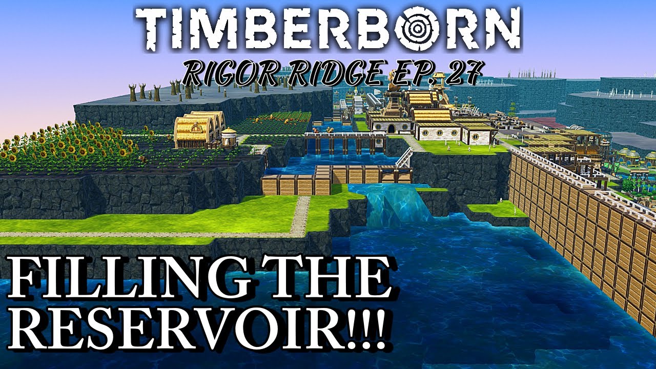 We FINALLY Fill this MEGASTRUCTURE in Timberborn!!! - YouTube