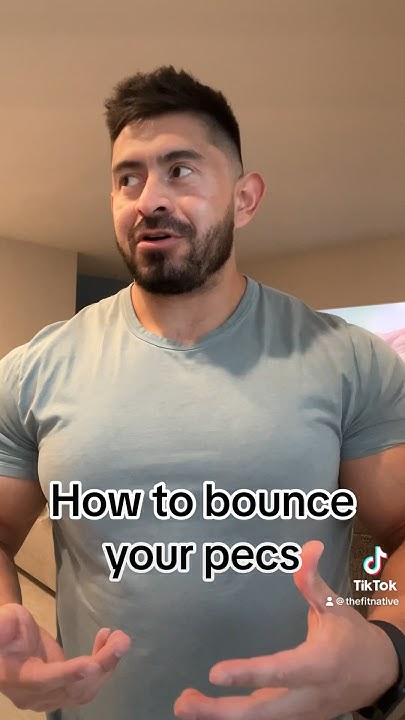 Pec Bouncing 101 #fitness #pecs #pecsworkout - YouTube